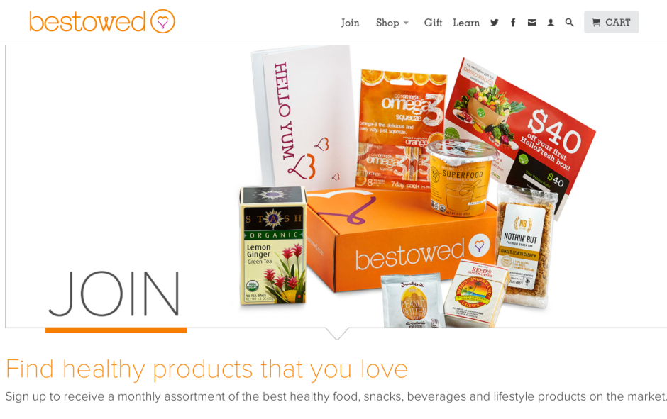 Bestowed: Discover Healthy. – the usual bliss